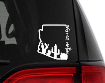 Arizona Home Decal / Arizona Sticker / Arizona State Sticker / Arizona ...