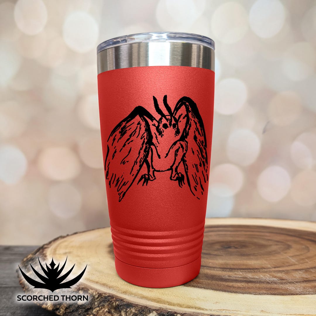 20 Oz Tumbler, Mothman, Cryptid, Point Pleasant, Point Pleasant Mothman ...
