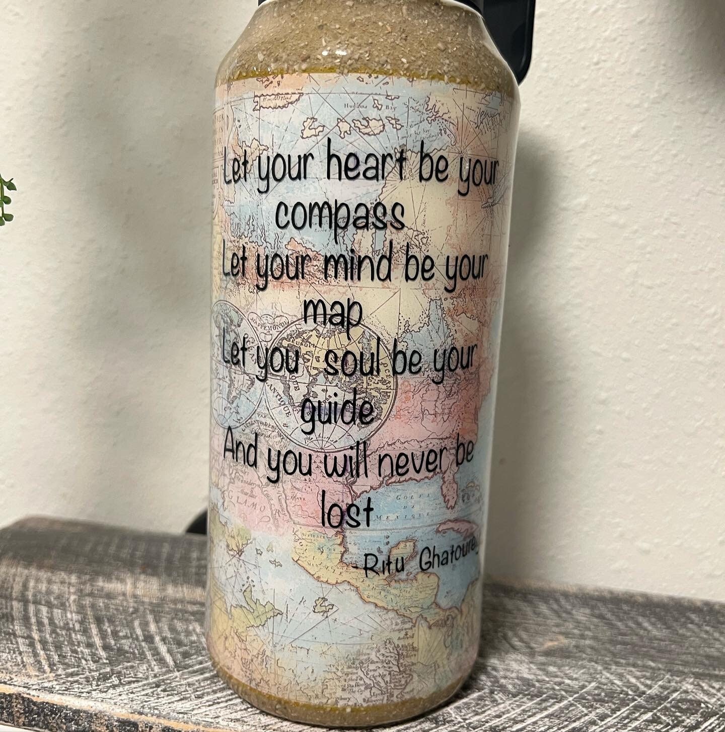 32 Oz World Map Water Bottle - Etsy