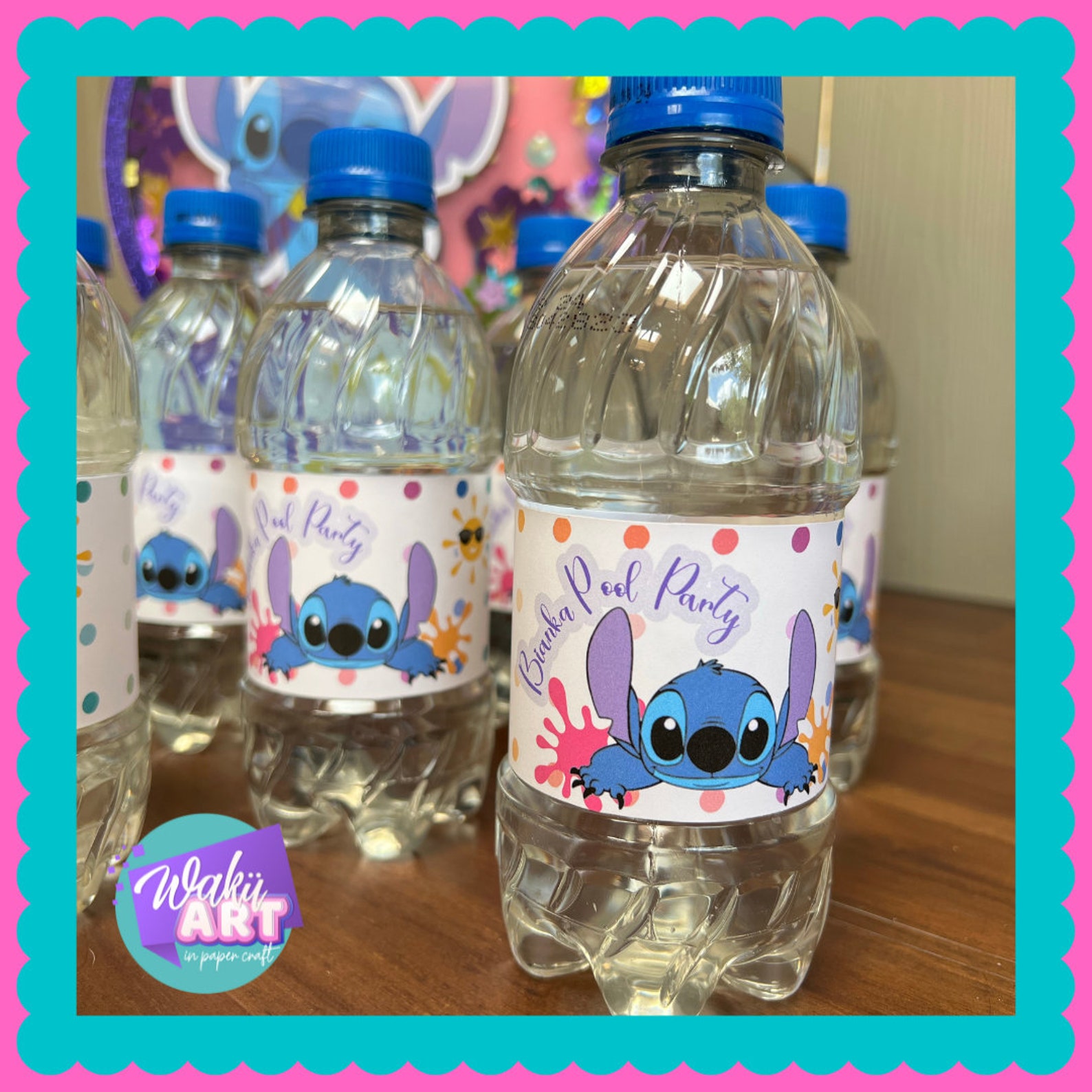 Lilo & Stitch Cake Topper / Pringles Can Party Favor With Dome and ...