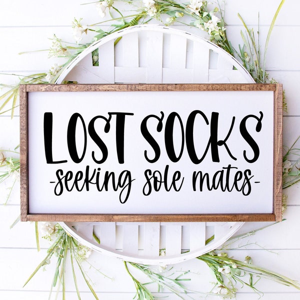 Lost Socks Sign - Etsy