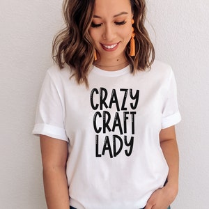 Crazy Craft Lady Svg Crazy Crafter Svg Sewing Svg Crafting Svg Craft ...