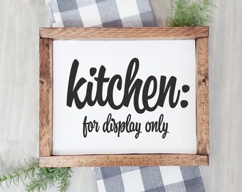 Display Only Sign - Etsy