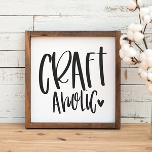 Craftaholic SVG Craft Svg Crafting Svg Crazy Craft Lady | Etsy Canada