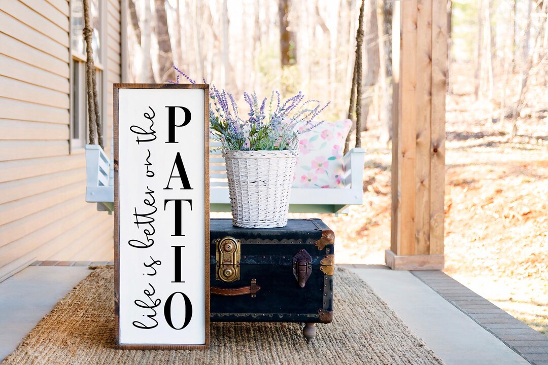 Patio Sign SVG PNG | Porch Sign Svg | Vertical Sign Svg | Farmhouse ...