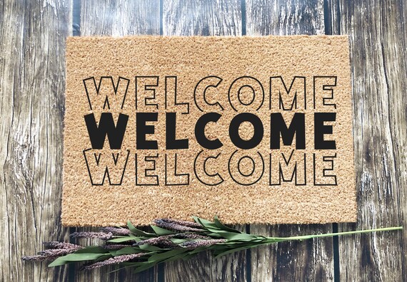 Welcome SVG Welcome Doormat Svg Hello Door Mat Svg | Etsy
