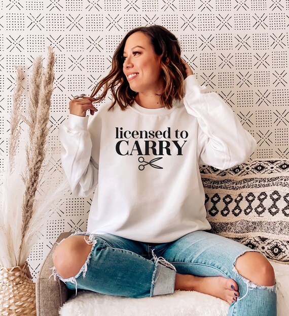 Licensed to Carry SVG Salon Svg Hairdresser Svg | Etsy