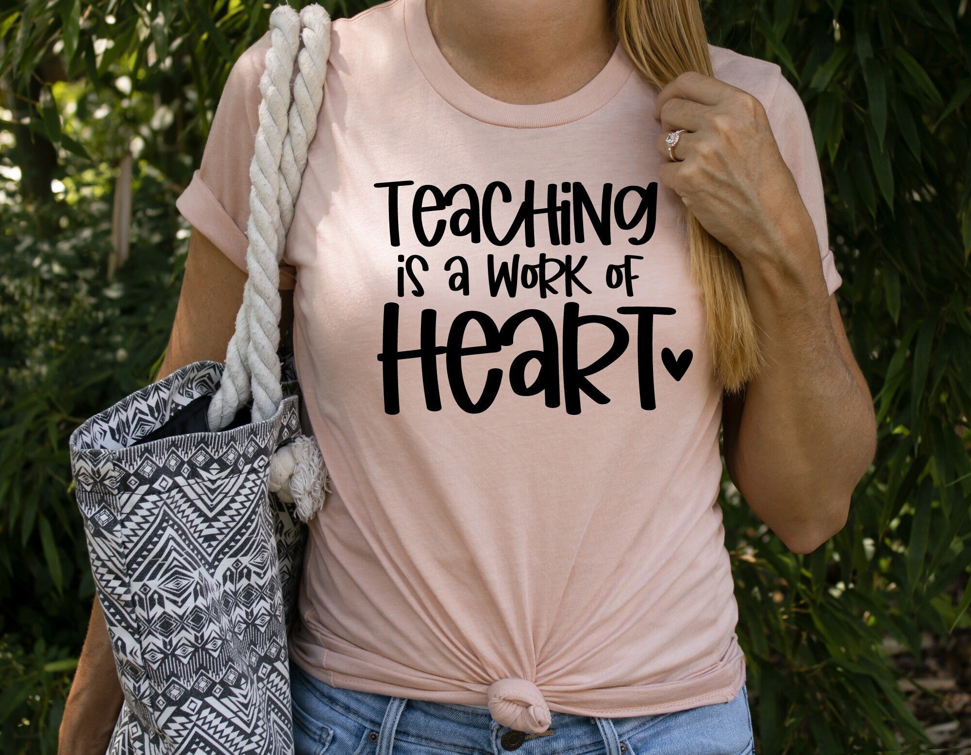Teaching is A Work of Heart SVG Teacher Svg Teach Svg - Etsy