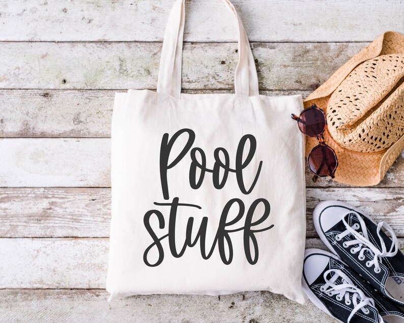 Pool Stuff SVG Pool Bag Svg Beach Svg Tote Bag Svg - Etsy