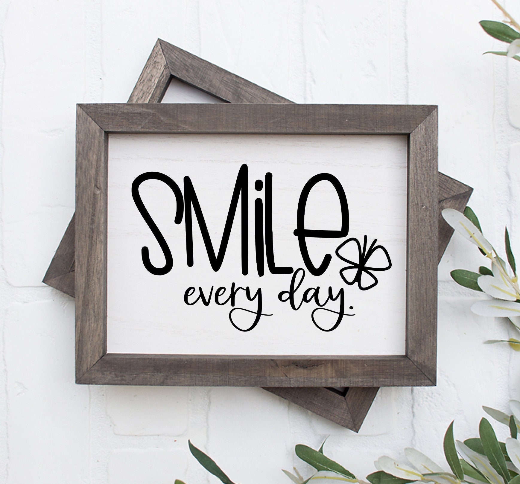 Smile SVG Smile Every Day Svg Everyday Svg Inspirational - Etsy