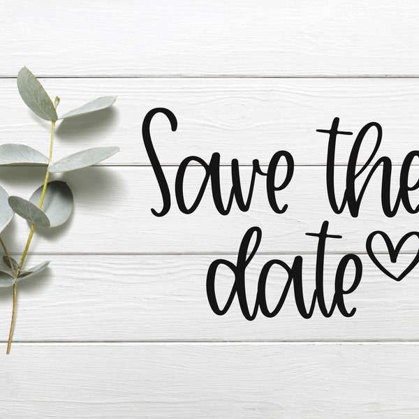 Save the Date Svg - Etsy