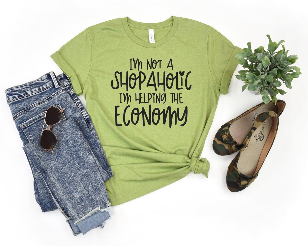 Shopping SVG Shopaholic Svg I'm Not A Shopaholic I'm Helping the ...
