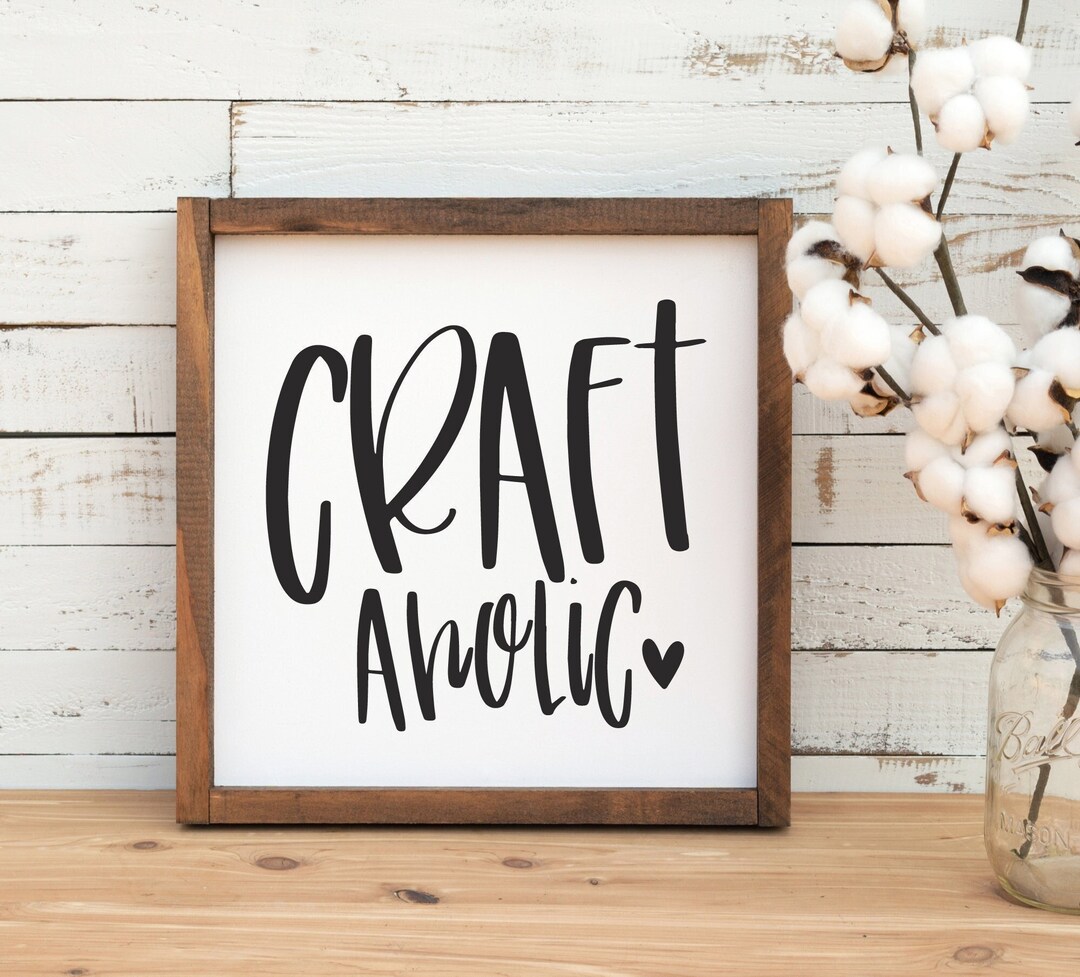 Craftaholic SVG Craft Svg Crafting Svg Crazy Craft Lady - Etsy UK