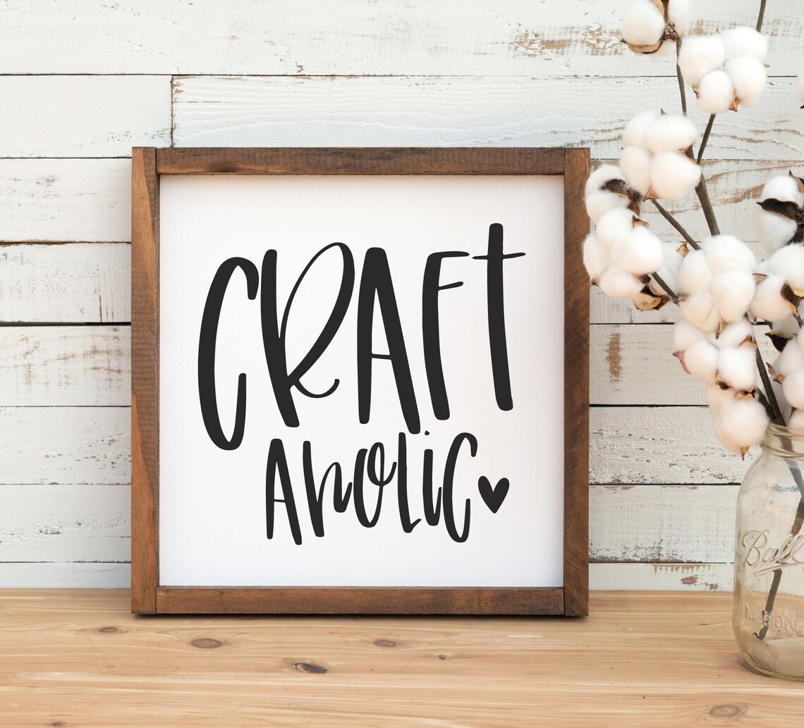 Craftaholic SVG Craft Svg Crafting Svg Crazy Craft Lady | Etsy Canada