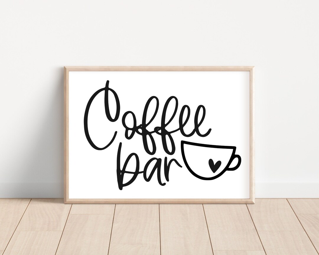 Coffee Bar Sign Coffee Bar Svg Coffee Svg Funny Coffee Svg Coffee ...
