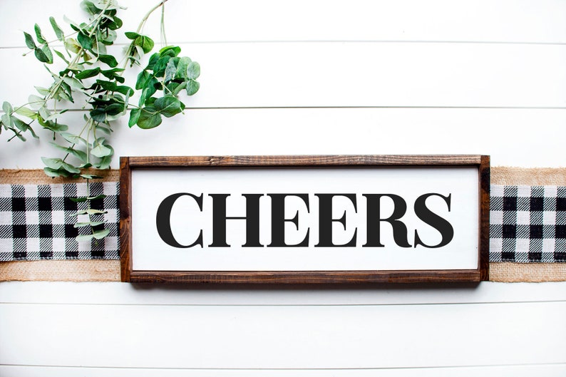 Cheers Sign SVG Cheers Svg Wine Bar Sign Svg Coffee Bar - Etsy