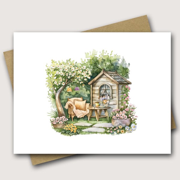 Garden Notecards - Etsy