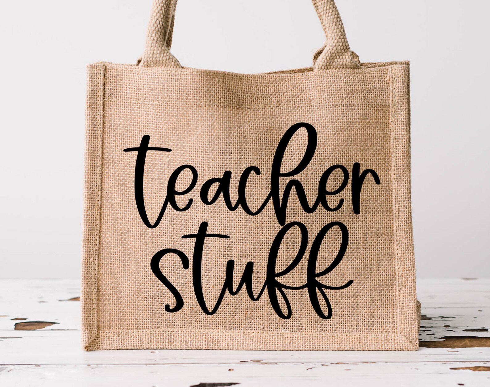 Teacher Stuff SVG Teacher Svg Tote Bag Svg Teacher Bag | Etsy