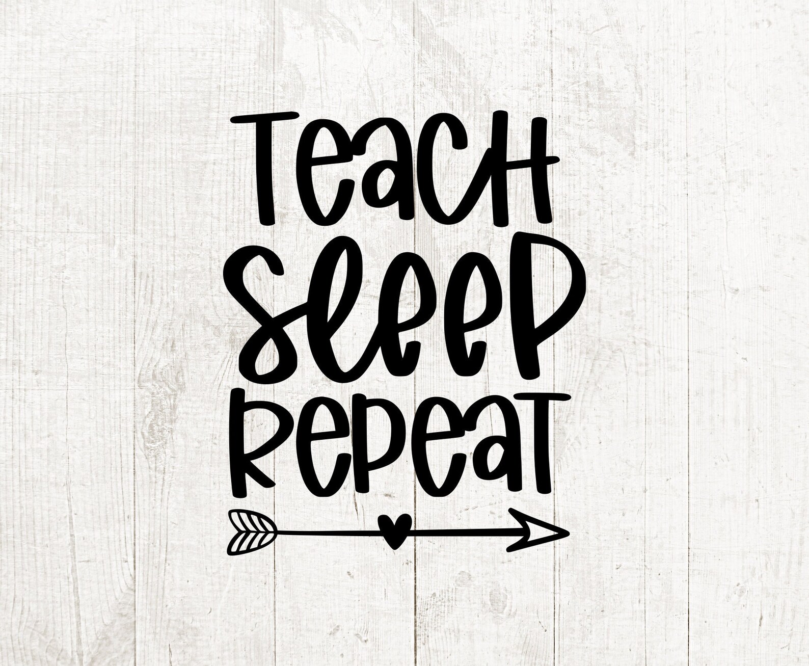 Teach Sleep Repeat SVG Funny Teacher Svg Teacher Svg - Etsy
