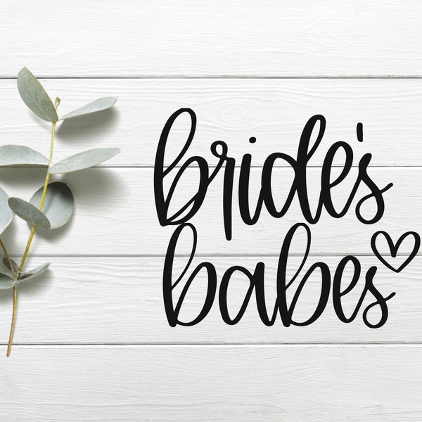 Bride Babe Svg Etsy