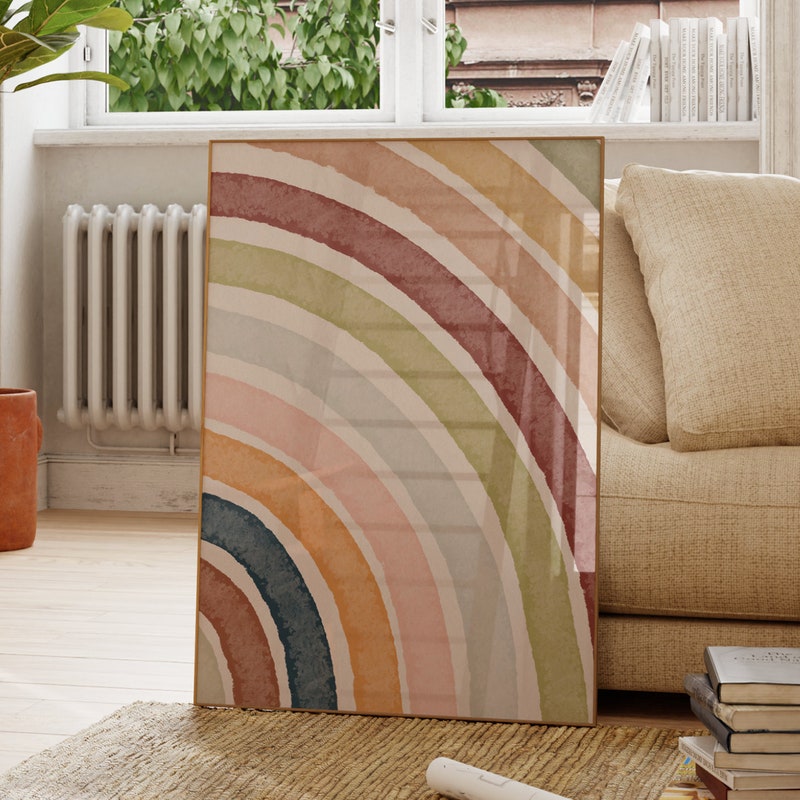 Rainbow Print - Etsy