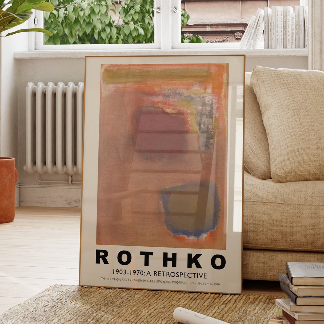 Mark Rothko Exhibition Poster, Boho Wall Art, Printable Wall Art ...
