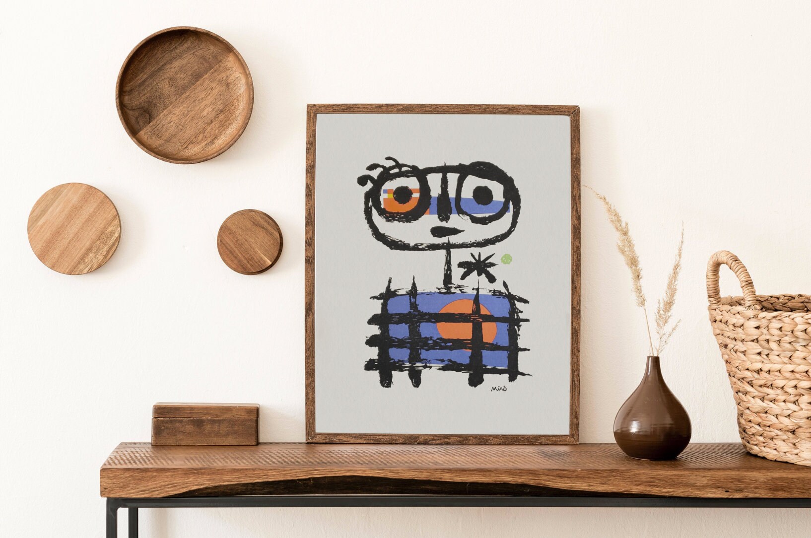 Joan Miro Exhibition Poster Printable Wall Art Contemporary | Etsy