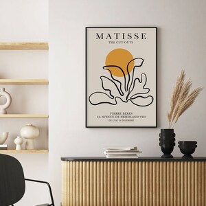 Henri Matisse Museum Poster, Printable Wall Art, Exhibition Poster ...
