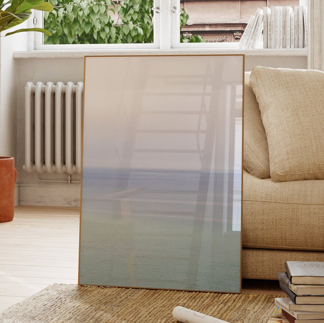 Blue Gradient Print Trendy Printable Wall Art Ocean Wall - Etsy