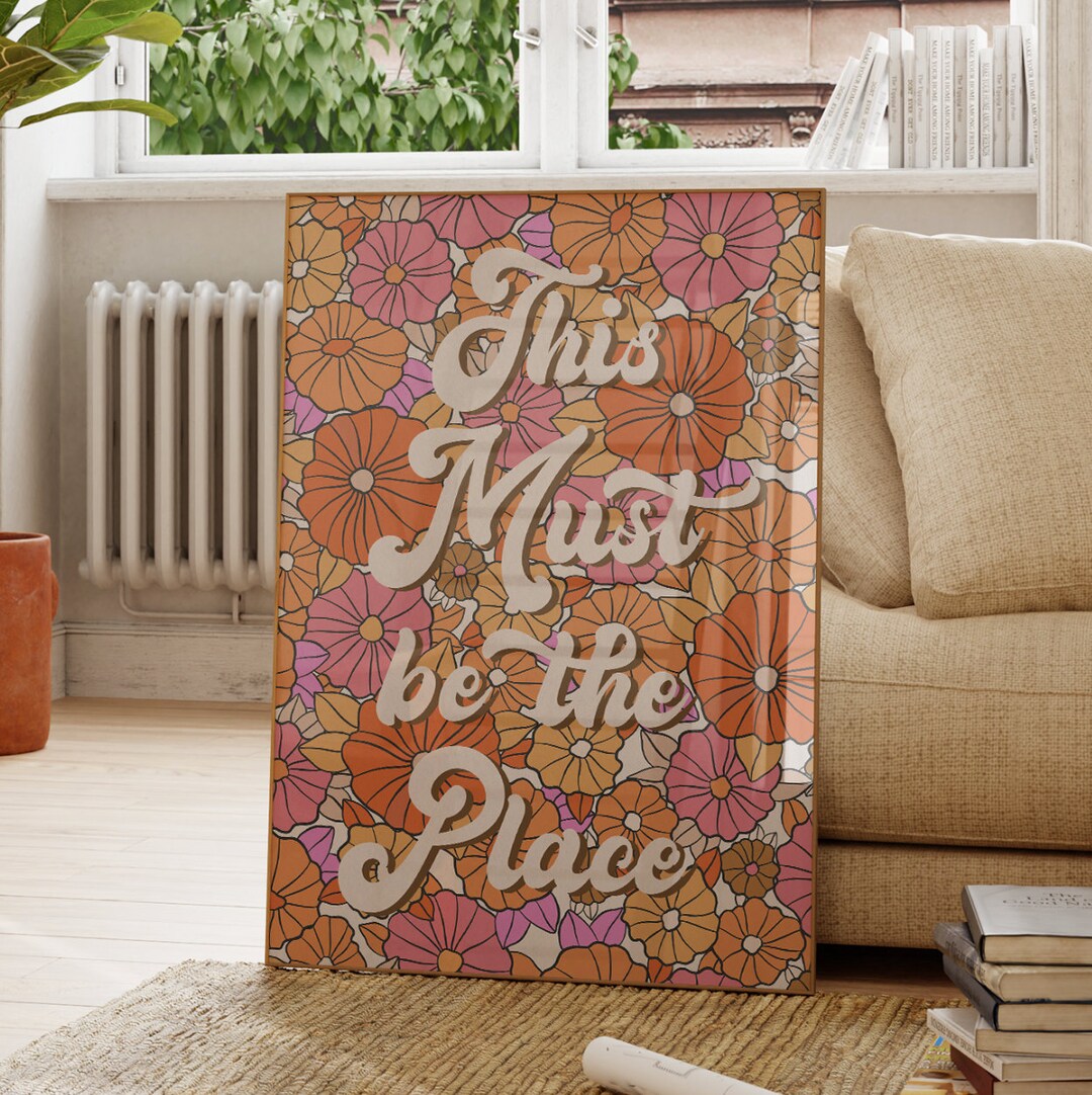 Groovy Poster, 70s Retro Print, Vintage Wall Art, Printable Wall Art ...