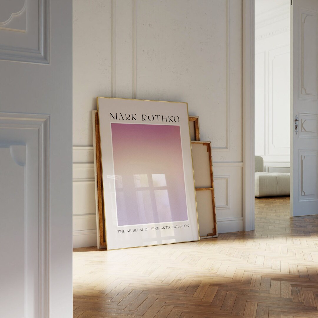 Mark Rothko Museum Poster , Boho Wall Art, Printable Wall Art, Abstract ...