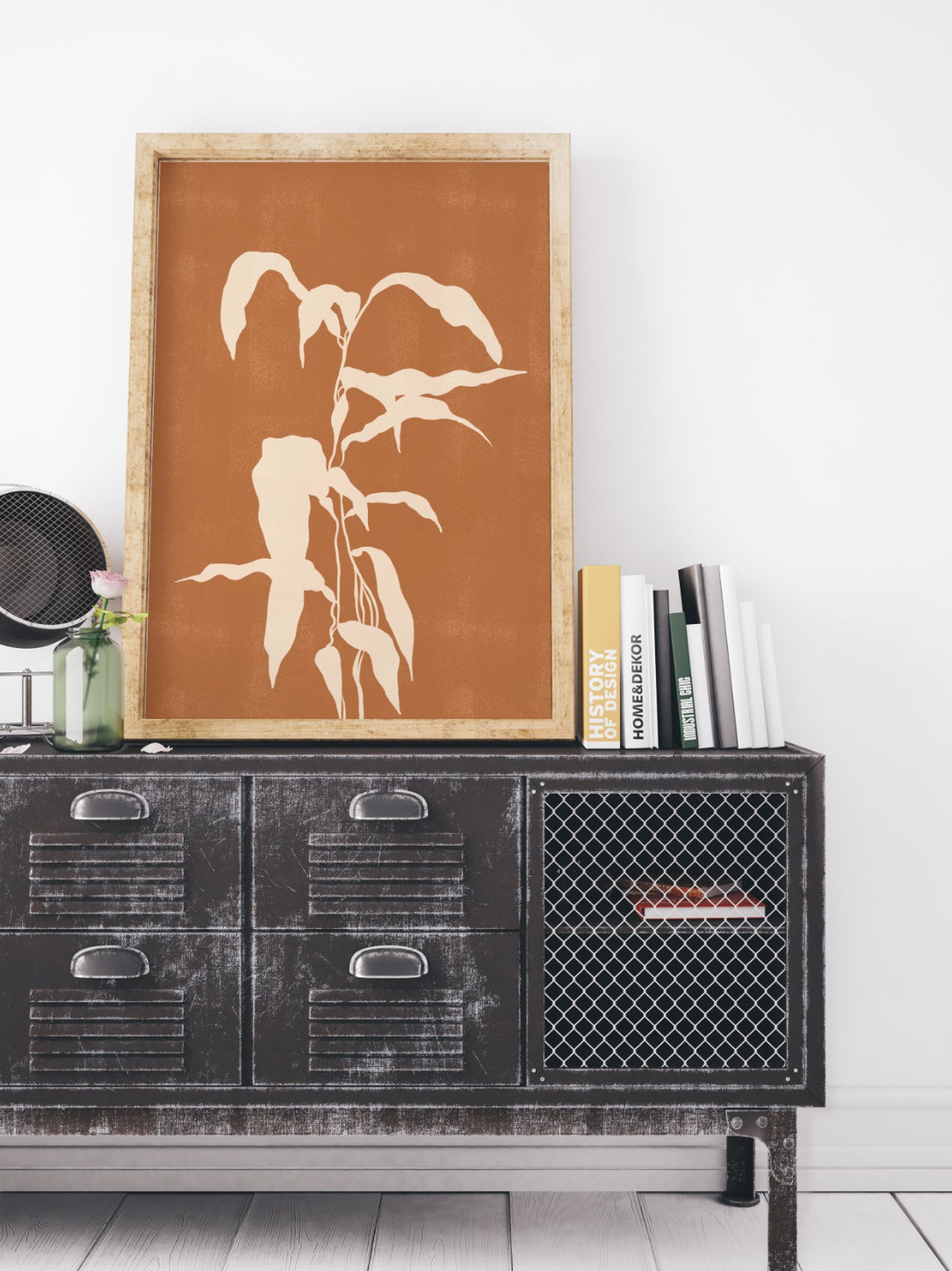 Abstract Botanical Print Printable Wall Art Modern Digital - Etsy