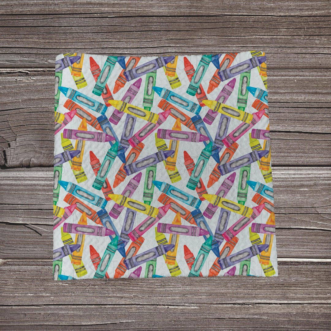 Stacked Crayons | Fabric Strip | Bow Making | Scrunchie | Shop More ...