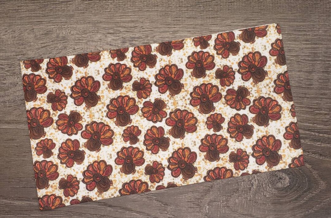 Turkey Splatter Bullet Fabric Strip | Bow Making | Scrunchie | Shop ...