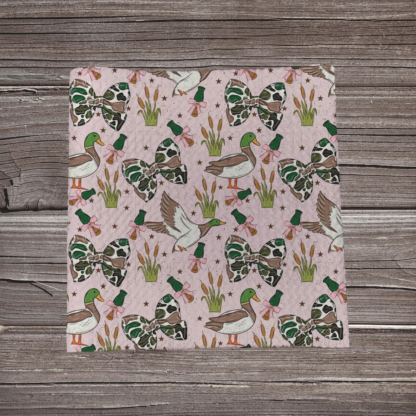 Duck Hunting- Camo Bows- Pink | Fabric Strip | Bow Making | Scrunchie ...