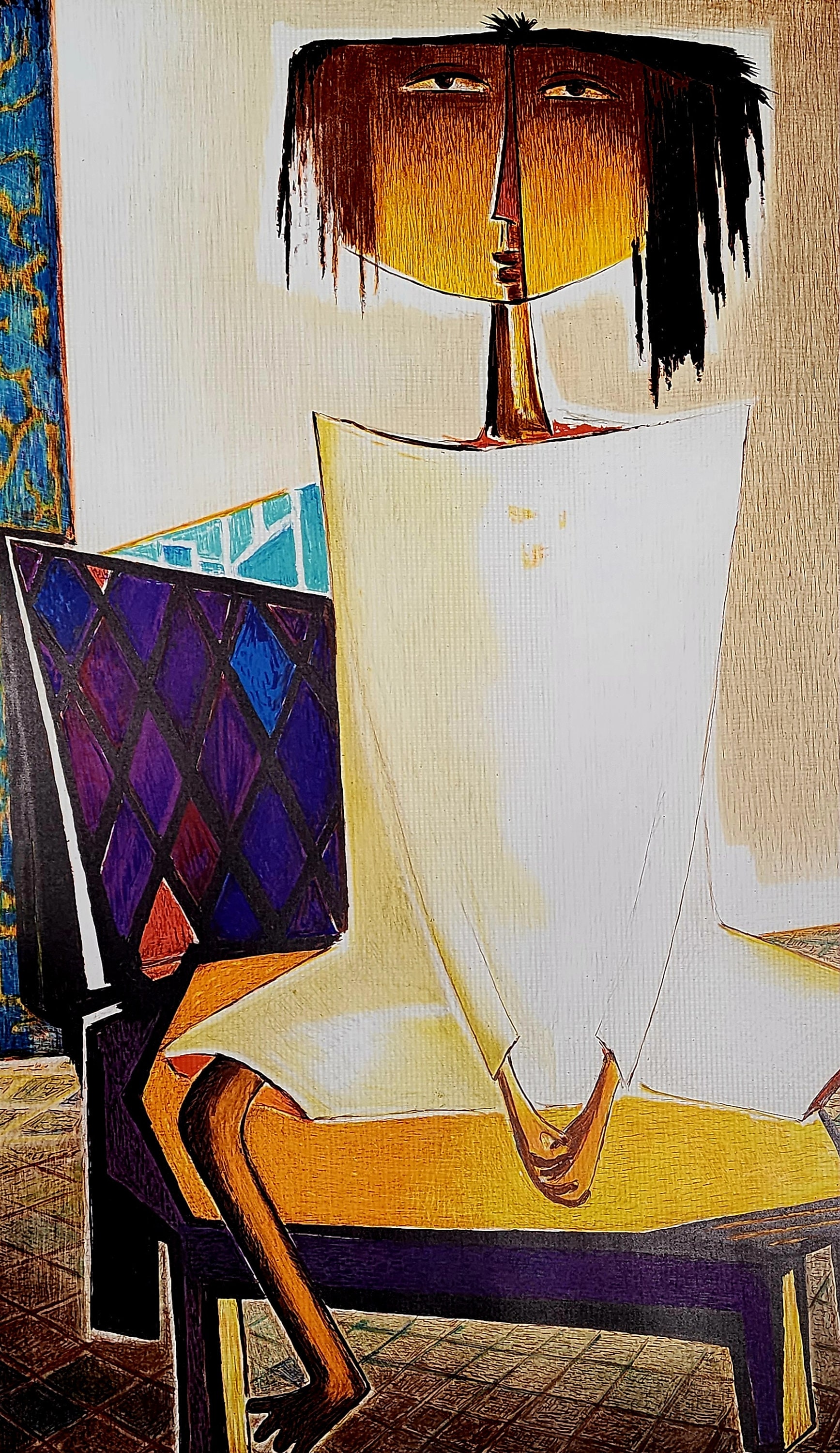 ÁNGEL BOTELLO - Silla I - Original Lithographic Poster - Great Art! - Etsy