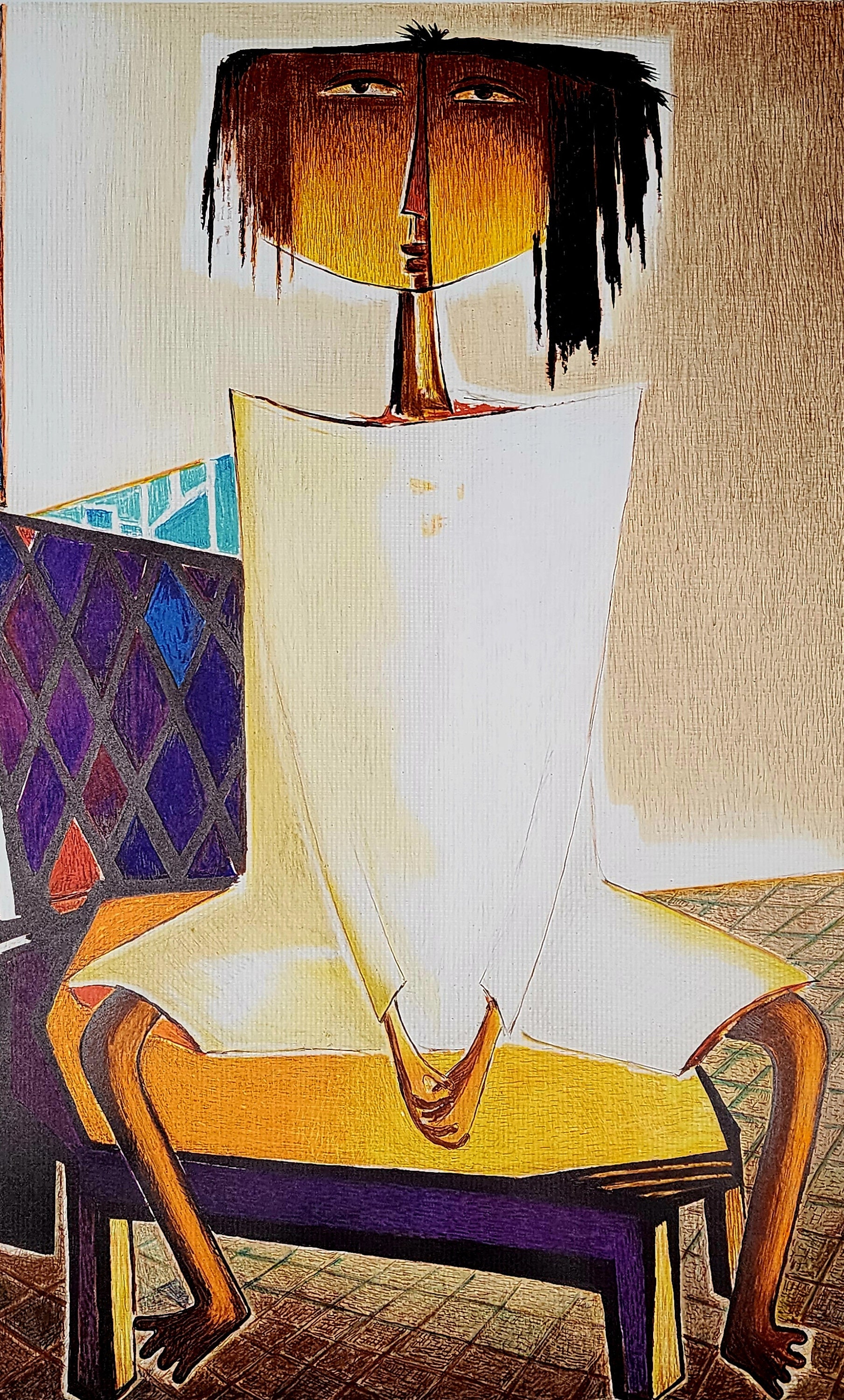 ÁNGEL BOTELLO - Silla I - Original Lithographic Poster - Great Art! - Etsy