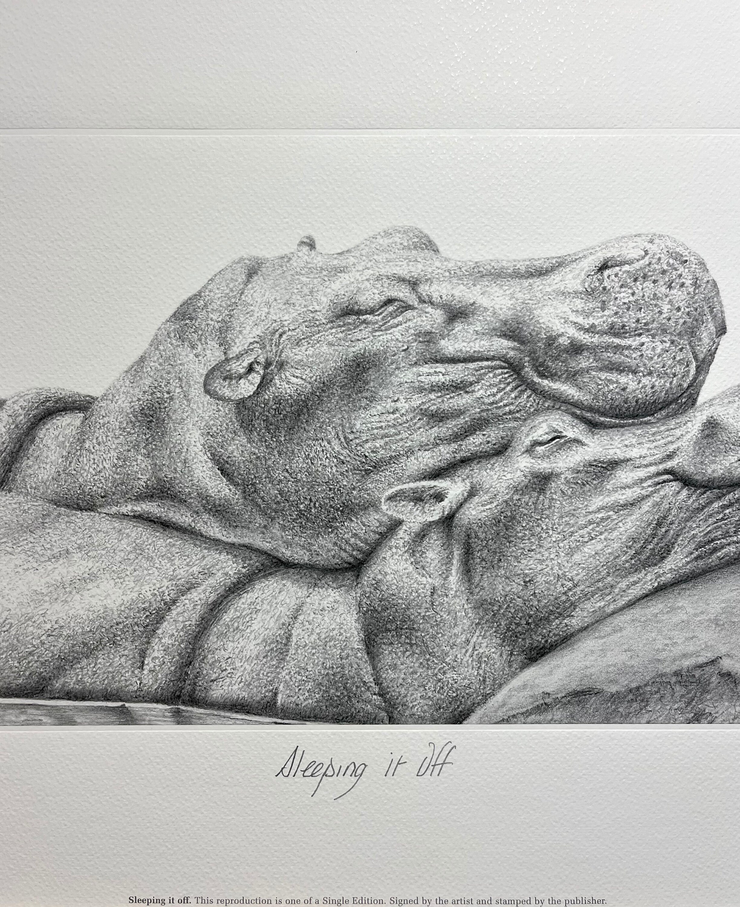 Peter Hildick sleeping It Off Offset Lithograph Hand Signed & Numbered - Etsy