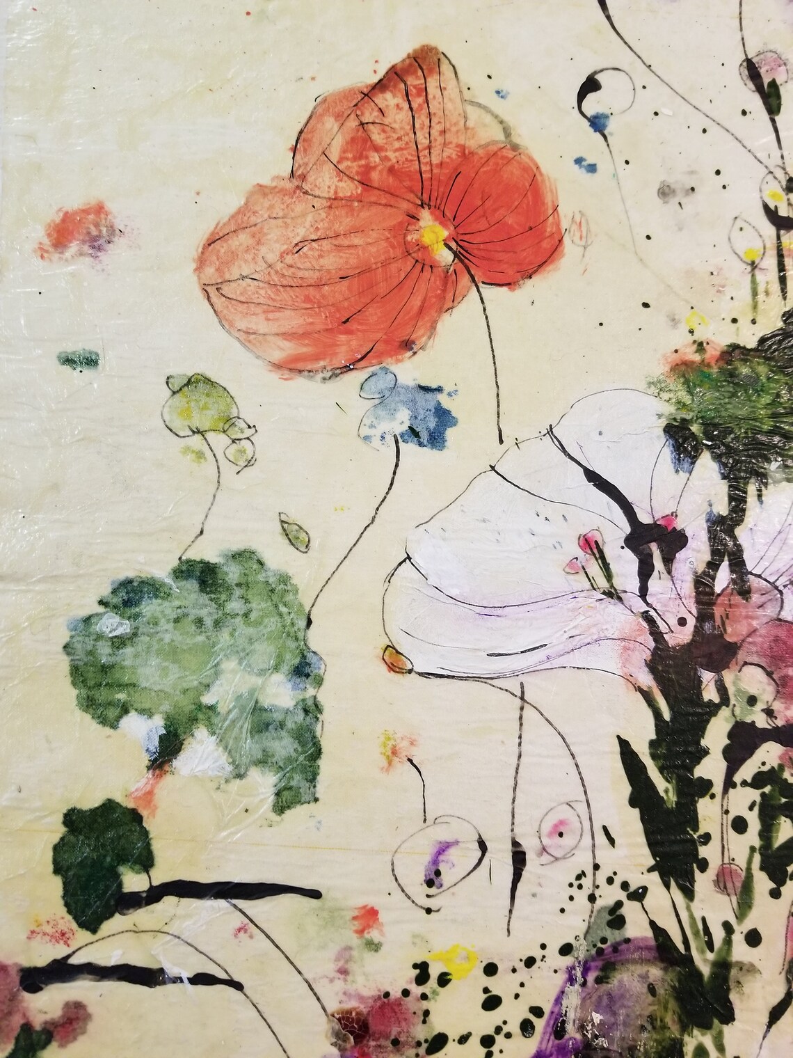 Alfred Huber Original Mixed Media on Canvas - Etsy