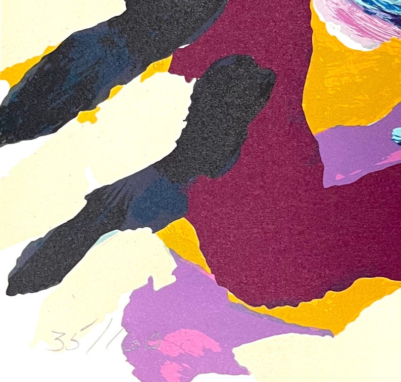 KAREL APPEL, Original Lithograph " Nesting Bird " Hand Signed and ...