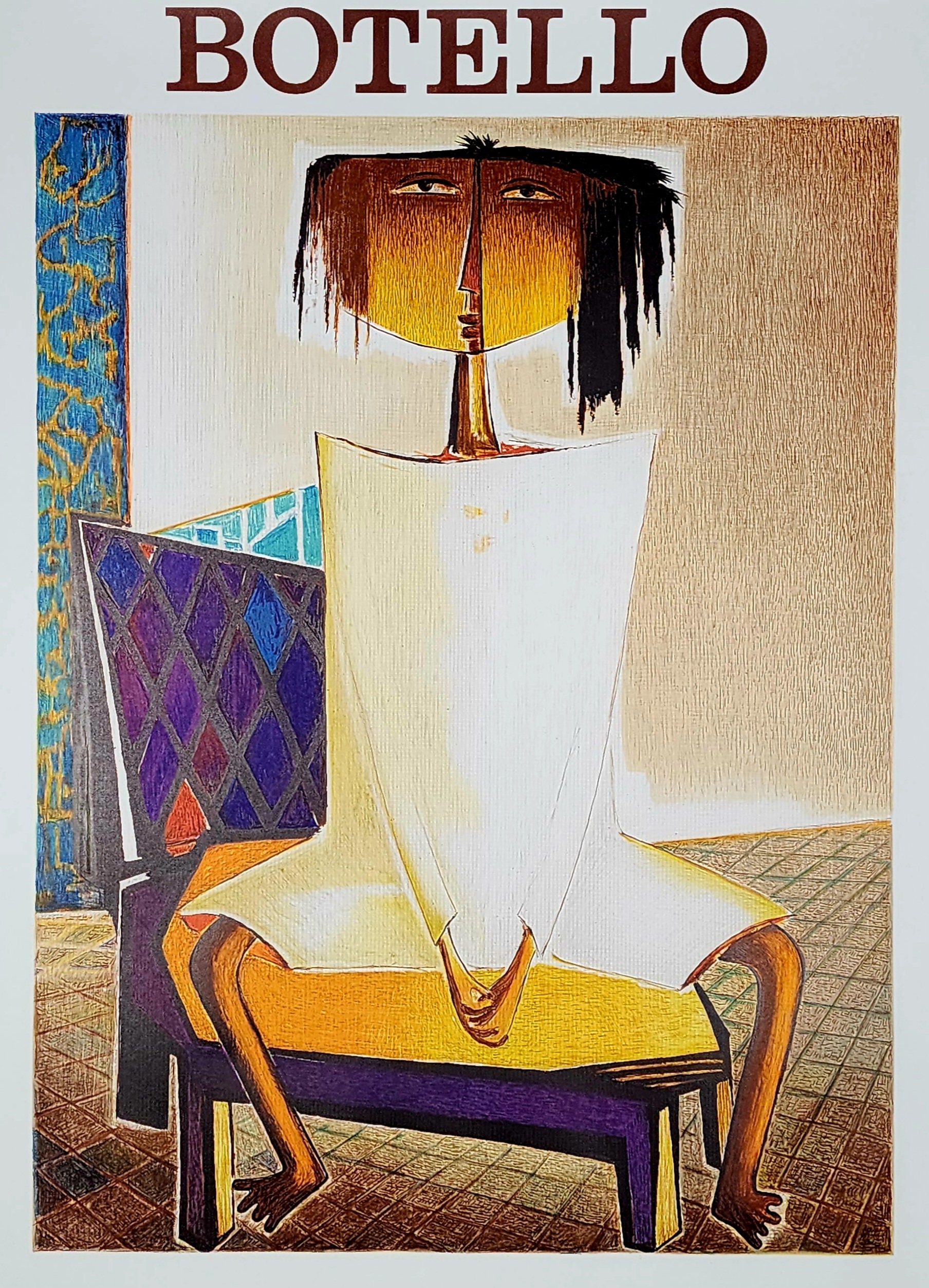 ÁNGEL BOTELLO - Silla I - Original Lithographic Poster - Great Art! - Etsy