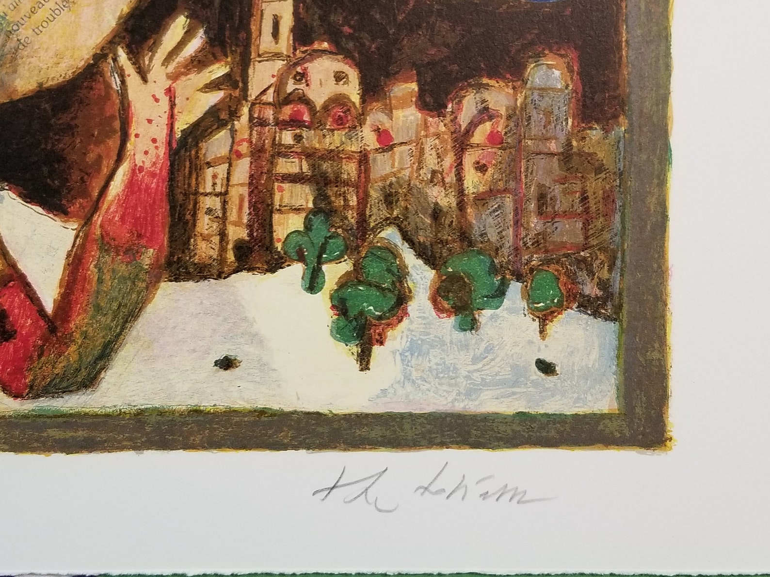 The Tobiasse - Original Lithograph - Limited Edition of 150 - "cantique ...