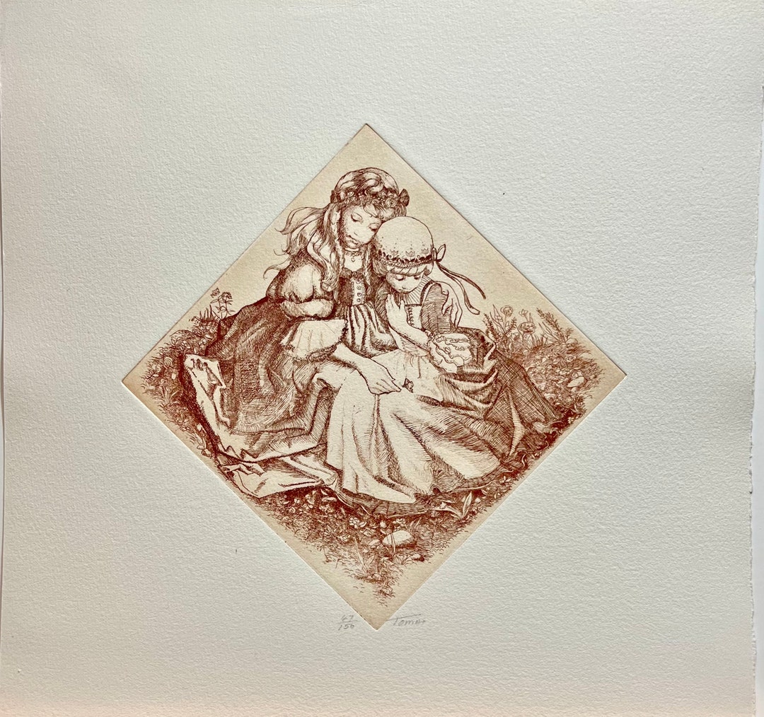 JENNIE TOMAO - Butterflies - Limited Edition Etching - Hand Signed and ...