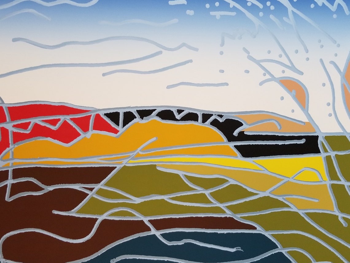 ARTHUR SECUNDA, Original Serigraph " Four Seasons " - Great Colors ...