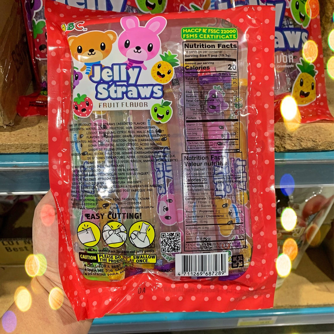 Tiktok Jelly Ice Bar Straws Candies Popping Jello Shot Fruit Etsy