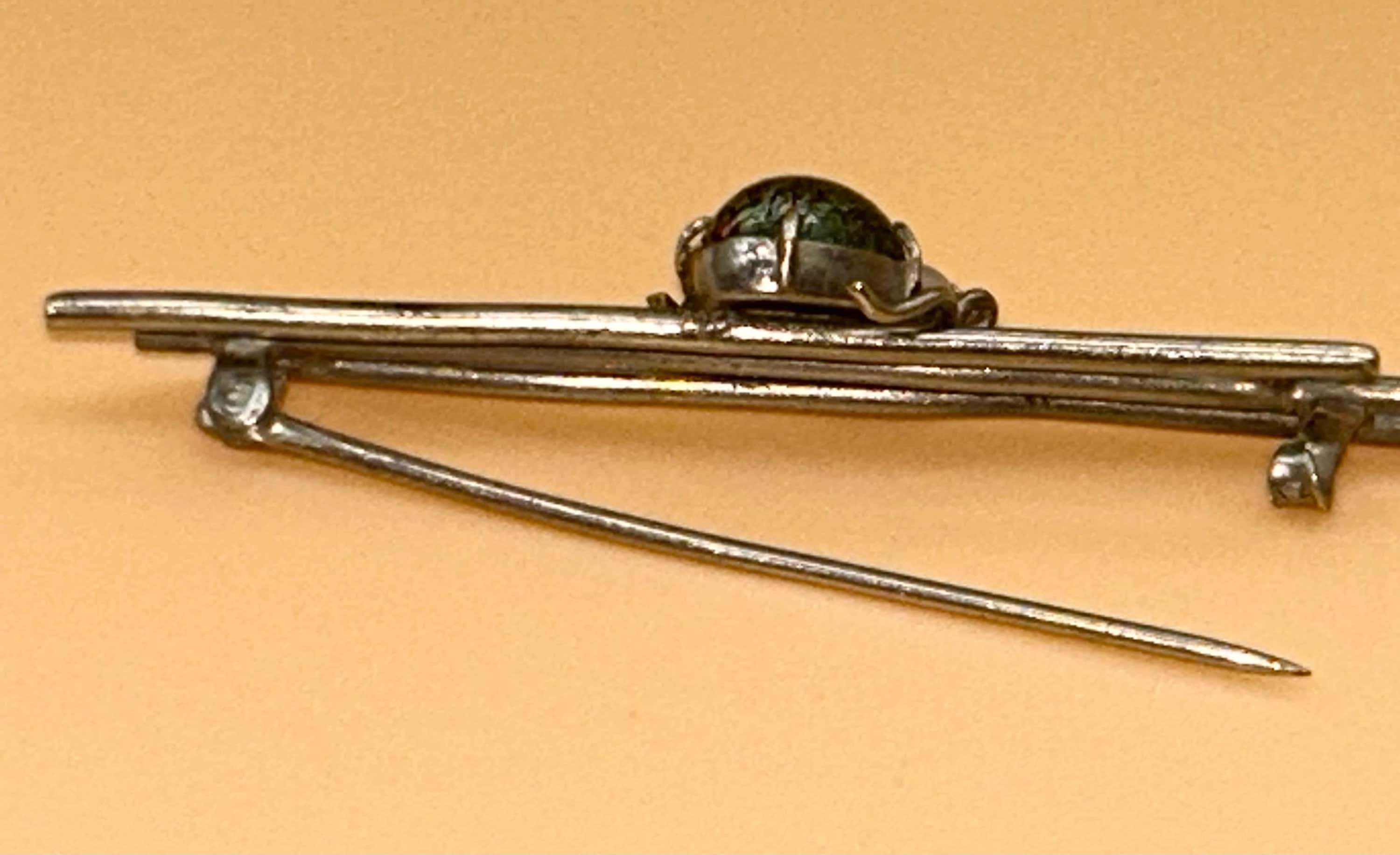 Vintage Bar Beetle Pin - Etsy