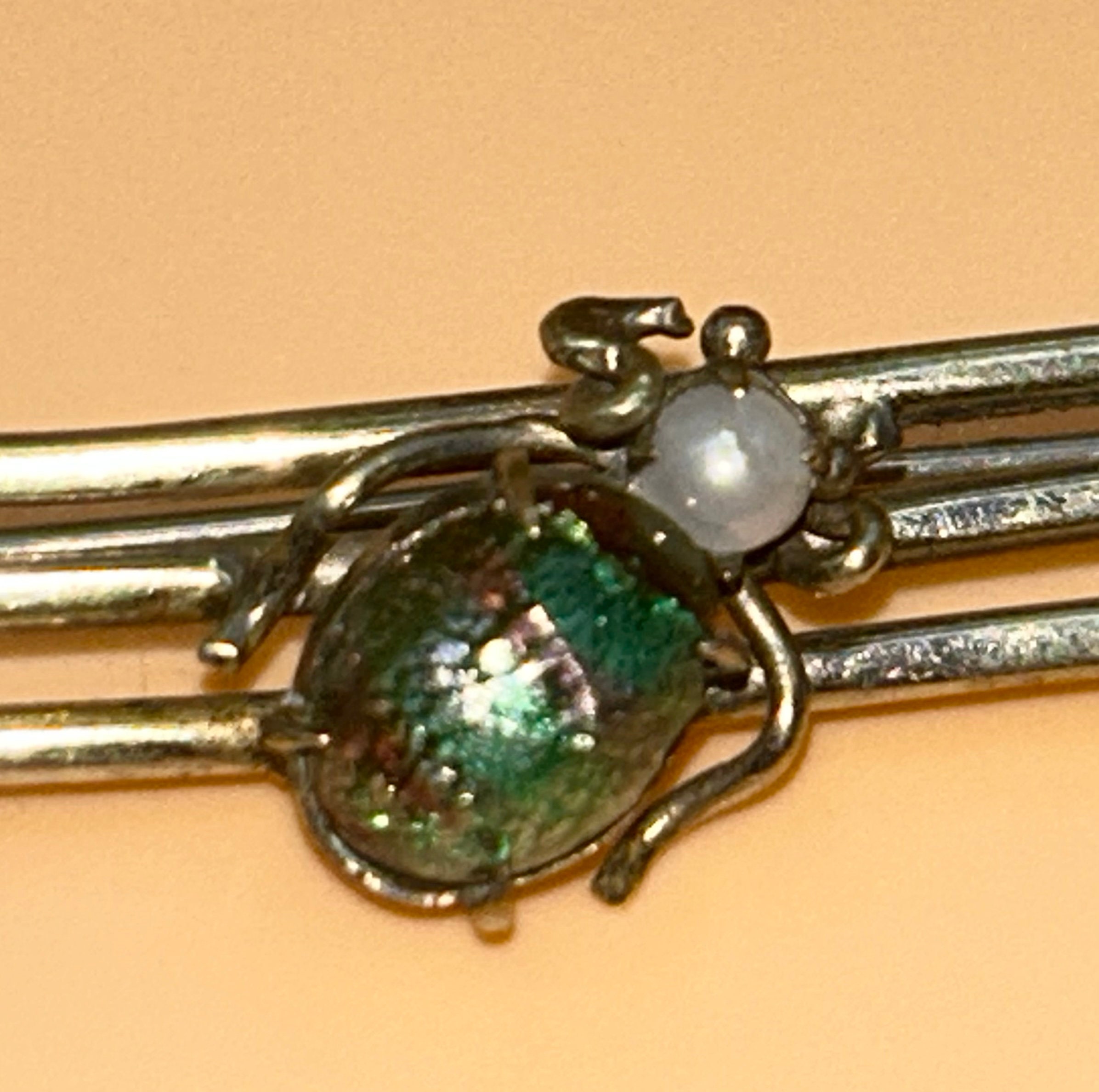 Vintage Bar Beetle Pin - Etsy