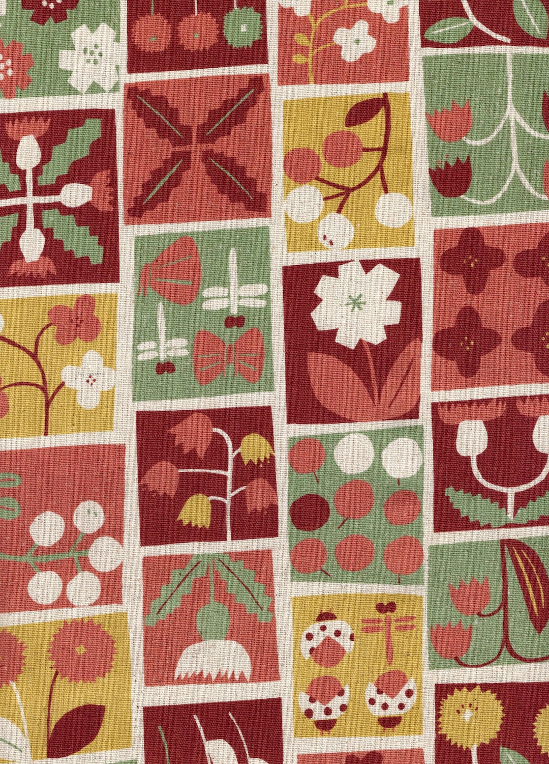 Japanese Fabric - Cosmo Textiles - Scandinavian Patches - Etsy