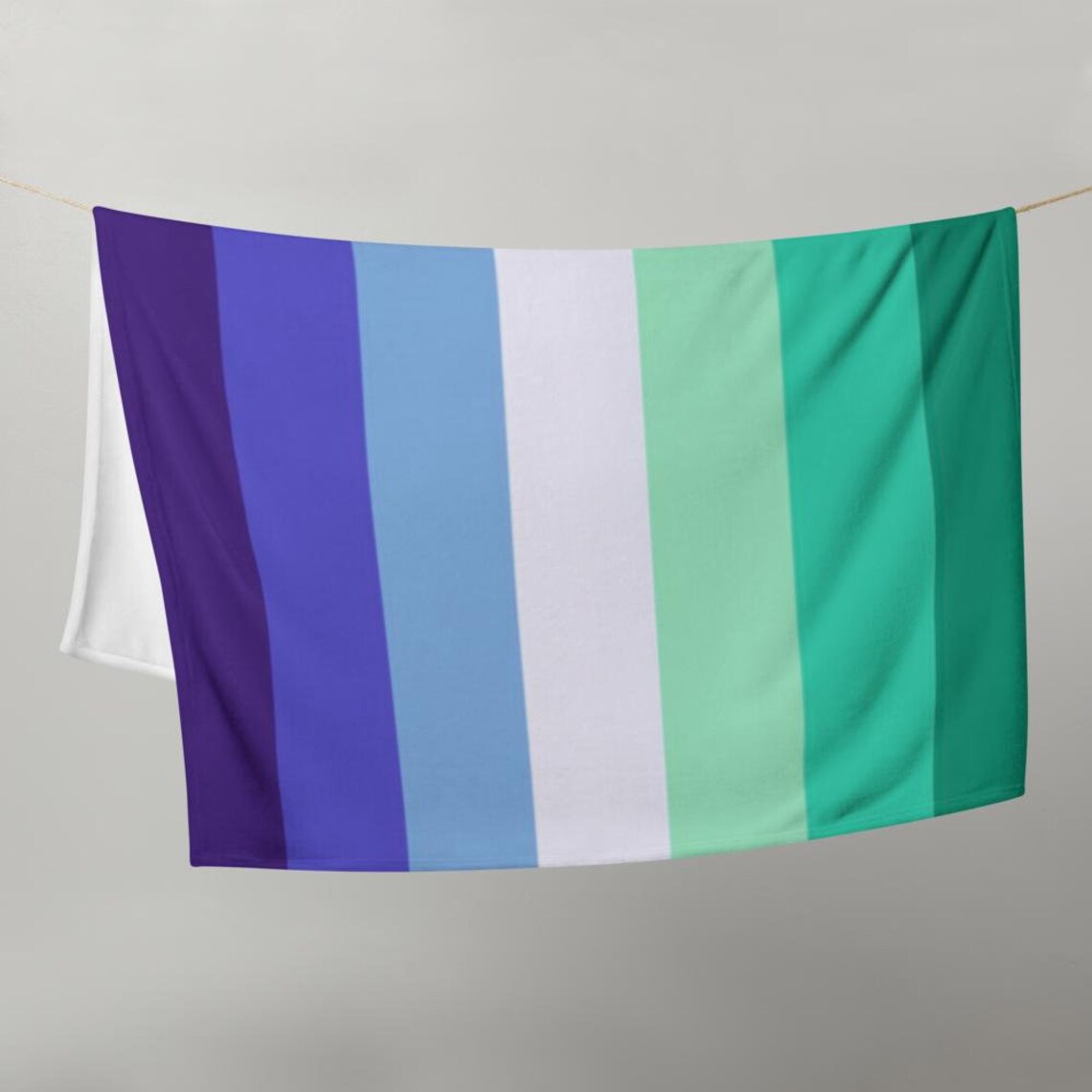 Gay Male Pride Flag Velveteen Plush Blanket Gay Pride LGBTQ - Etsy