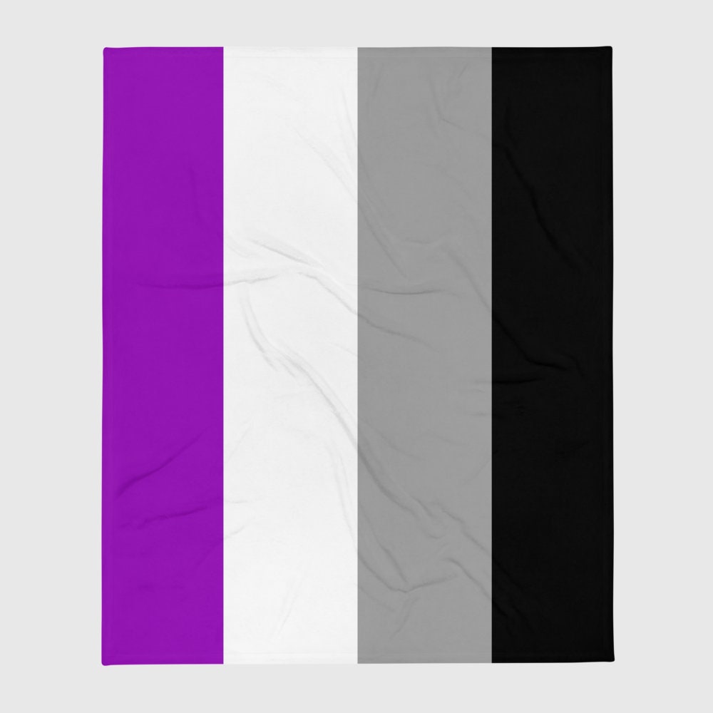 Asexual Pride Flag Throw Blanket LGBTQ Gifts | Etsy